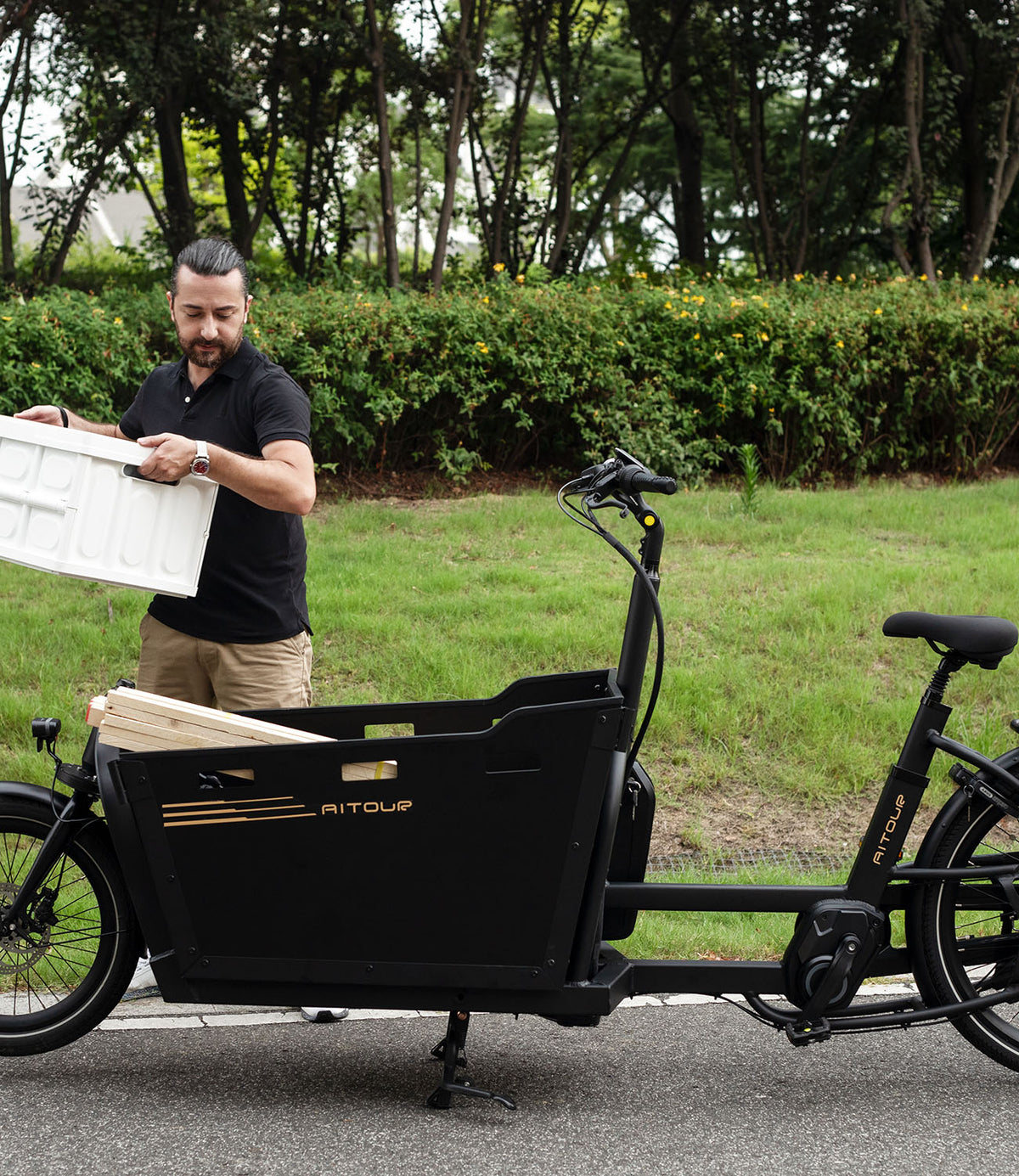Aitour Cargo Bike - Basalt